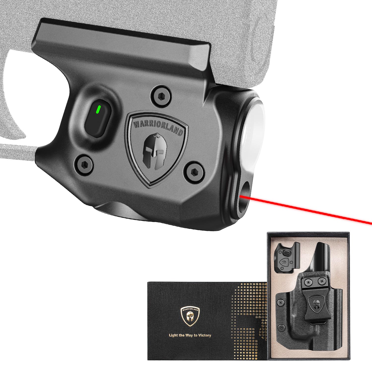WARRIORLAND Pistol Light Laser & Holster Fit for Sig P365/ P365X ...